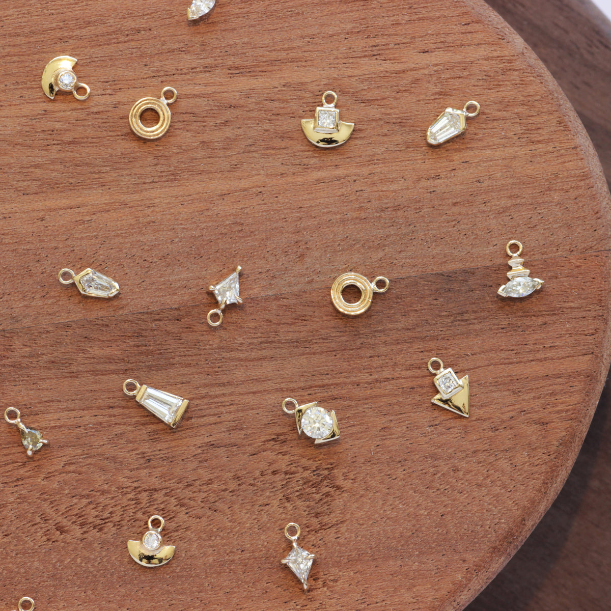 Horus Charm / Lab Round Diamond - Goldpoint Jewelry – GP BK LLC